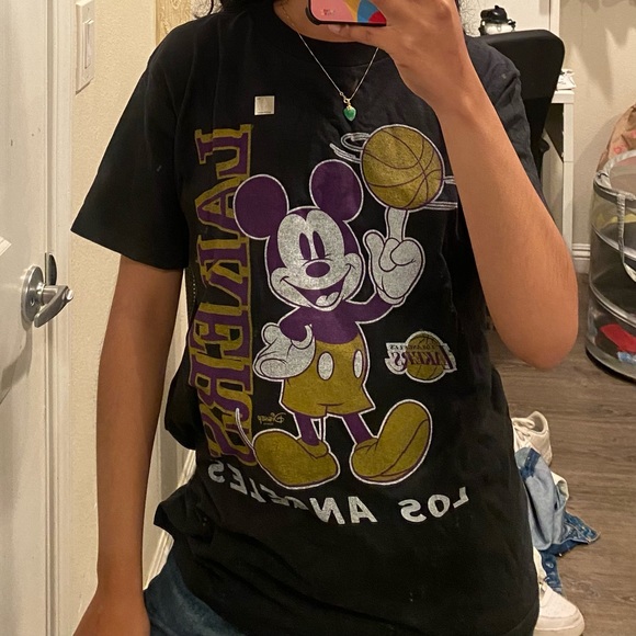 NBA | Tops | Disney Lakers Mickey And Minnie Shirt | Poshmark